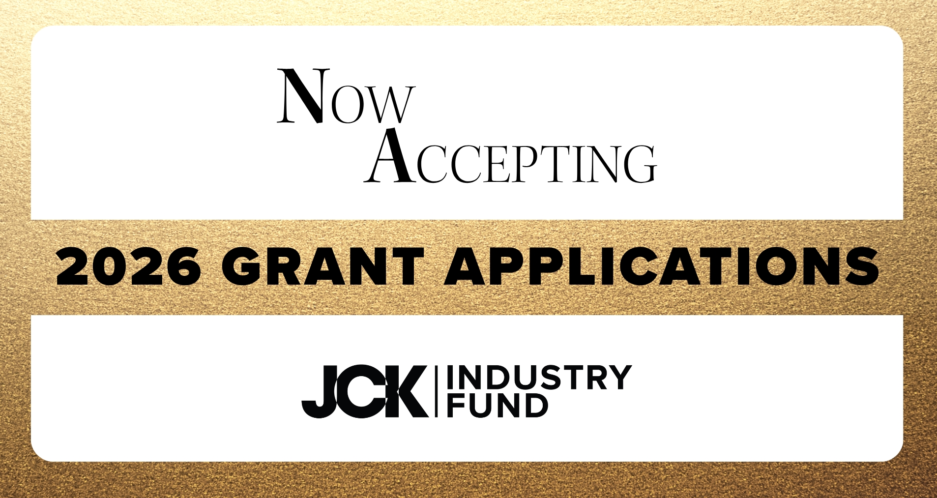 Submissions Open for the 2026 JCK Industry Fund